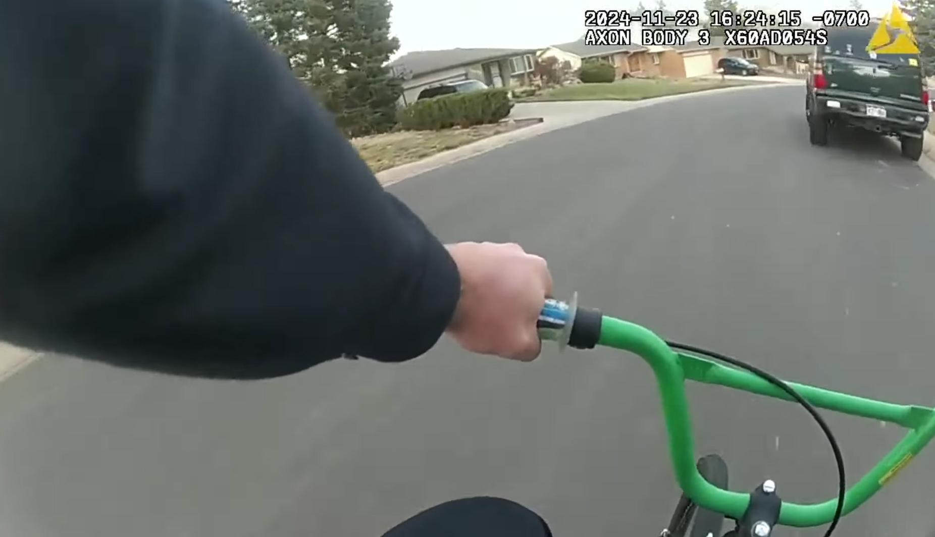Video: Cop Grabs Kid's Bike To Catch Man On Scooter - American Liberty News
