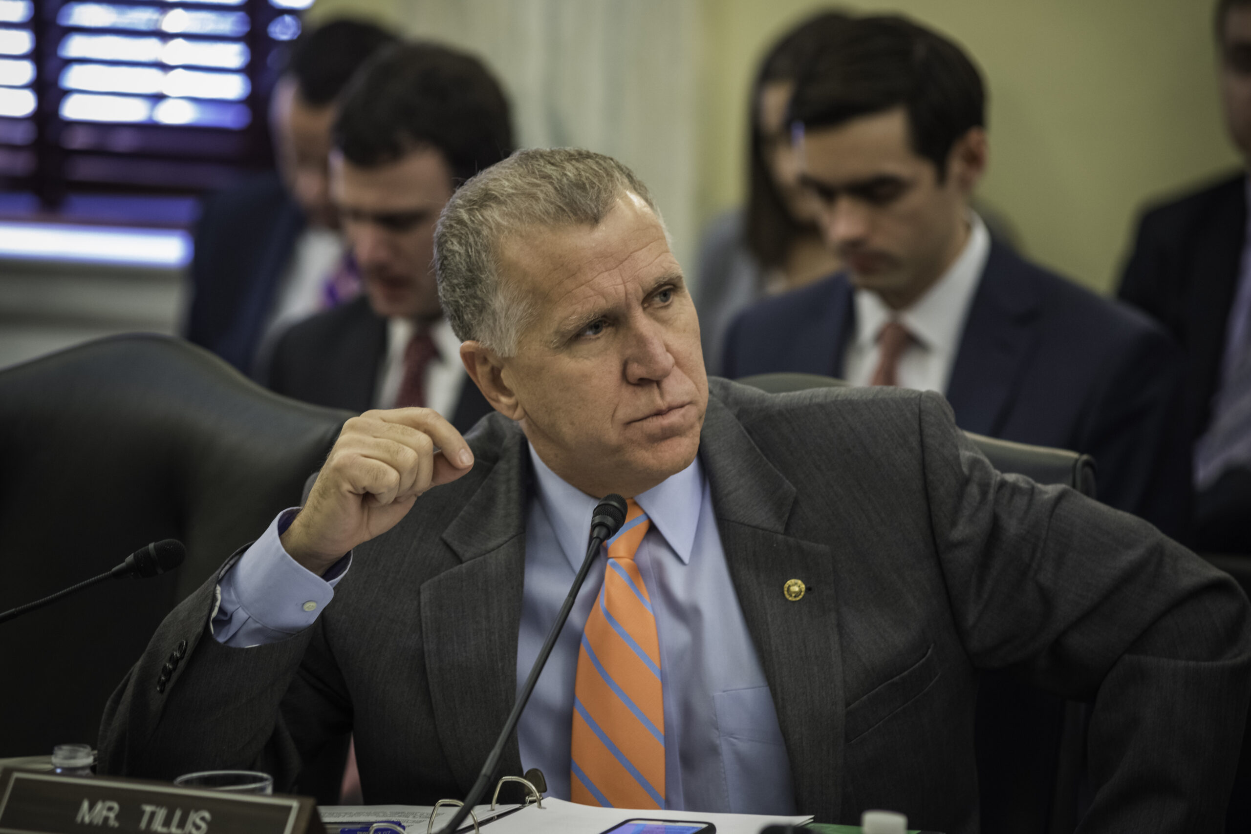 Sen. Thom Tillis Calls For Trump Adviser Stephen Miller To Be Removed ...
